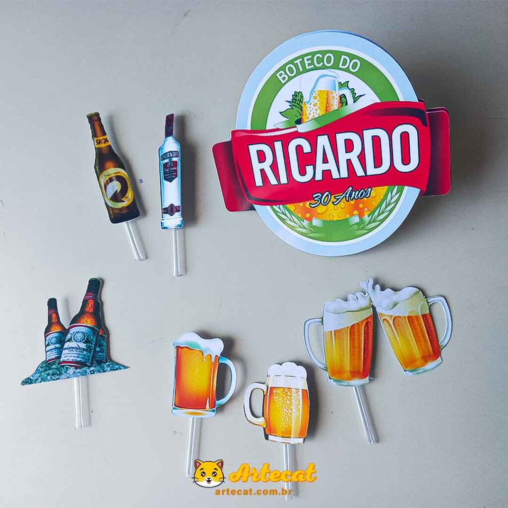 Topo de Bolo – Boteco do Papai