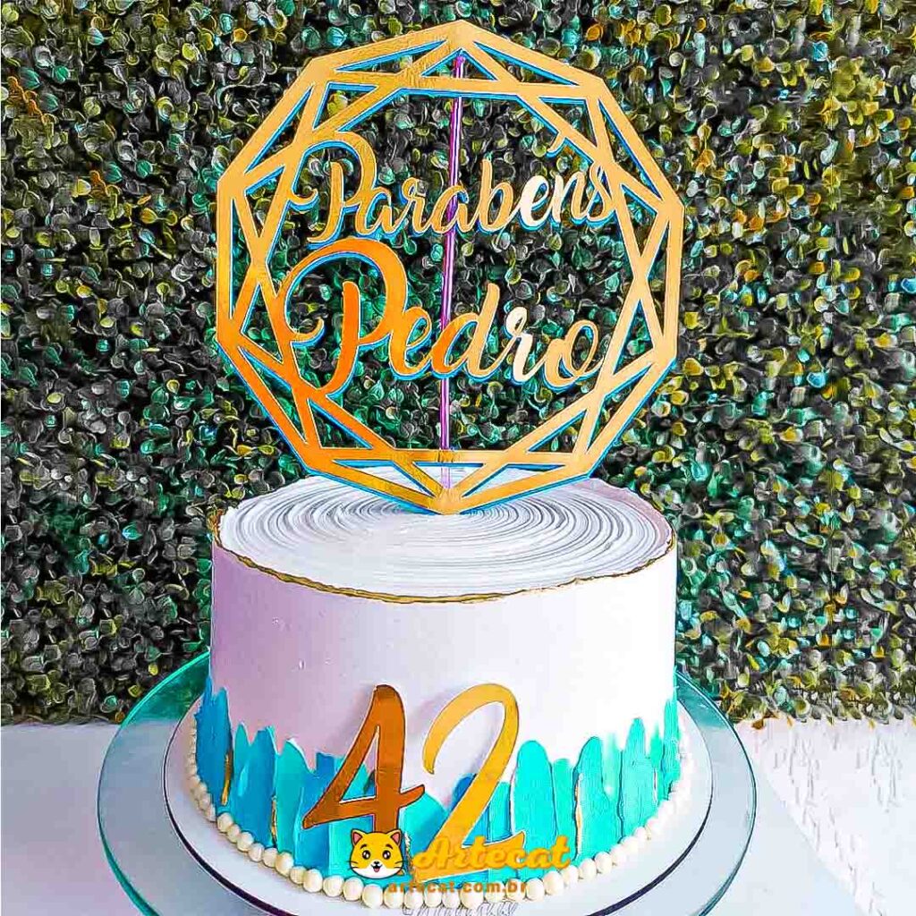 Topo de Bolo – Gato