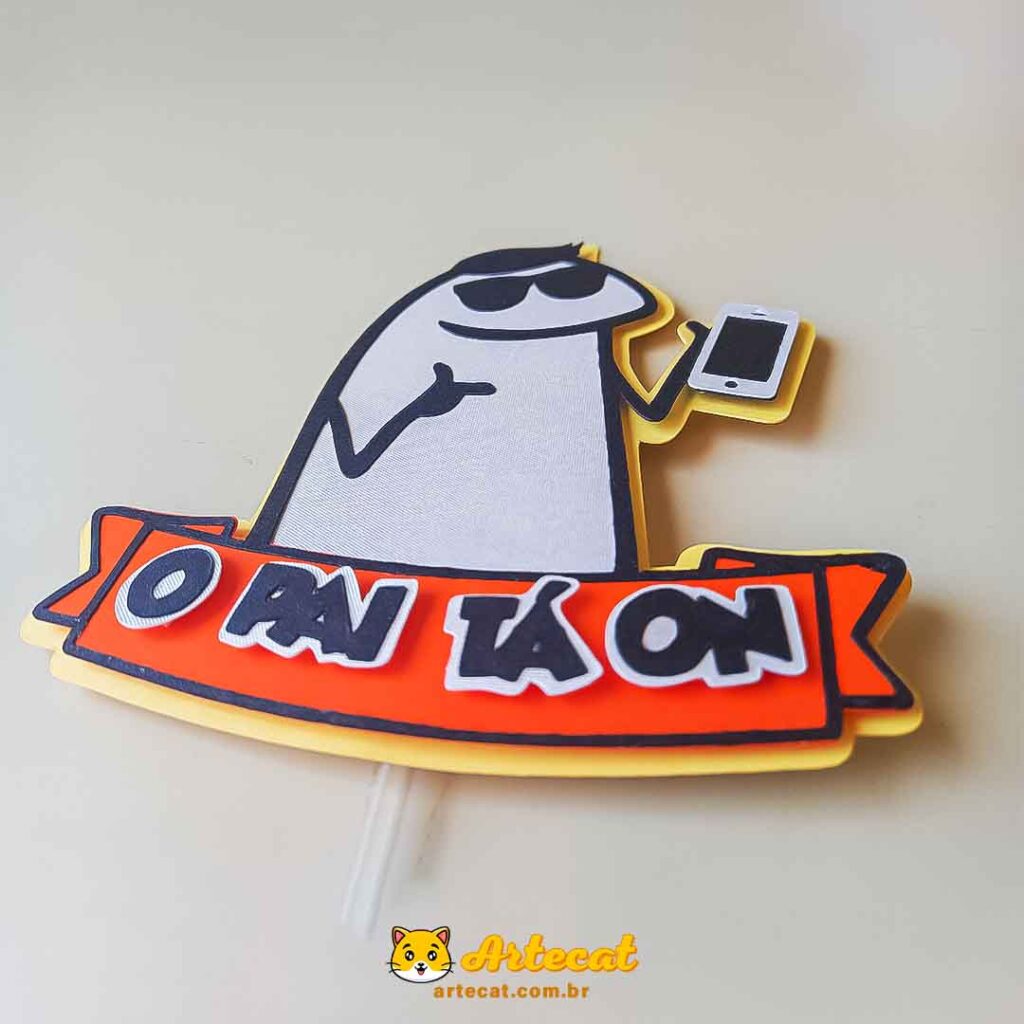 Topo De Bolo Flork Pai